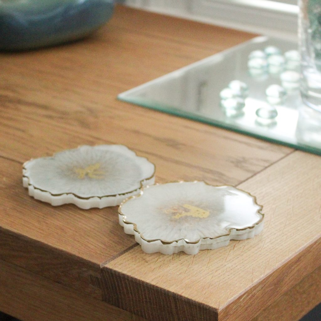 Pearl White Coasters - The Guilded Lily Trading Co.